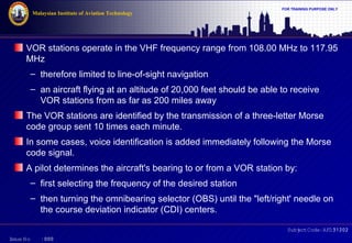 Nav Topic 9 vhf omni range (vor) | PDF