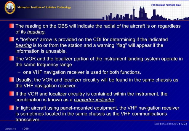 Nav Topic 9 vhf omni range (vor) | PDF