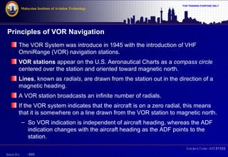 Aircraft Communication Topic 9 vhf omni range (vor) | PDF