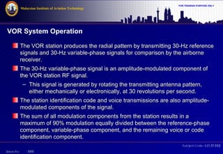 Aircraft Communication Topic 9 vhf omni range (vor) | PDF