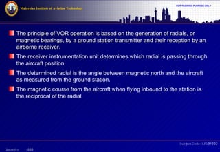 Aircraft Communication Topic 9 vhf omni range (vor) | PDF