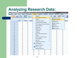 Quantitative Data AnalysisReliability Analysis (Cronbach Alpha) Common Method Bias (Harman ...