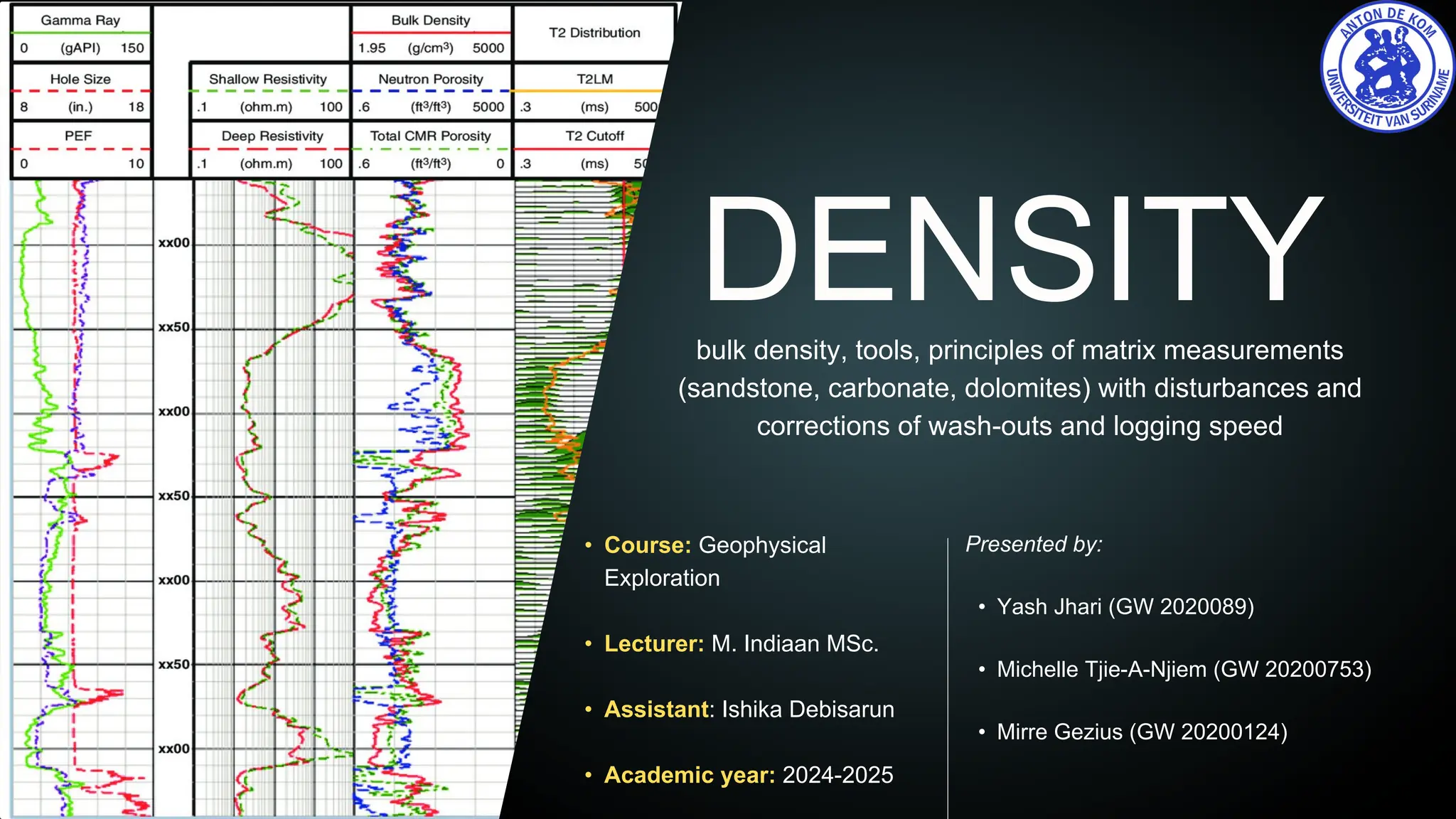 Density geophysical exploration, tools, principals | PDF