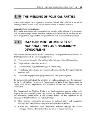 Topic 9 integration and national unity | PDF