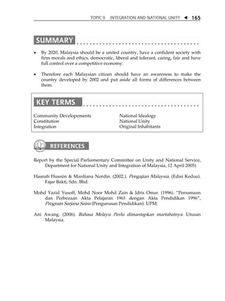 Topic 9 integration and national unity | PDF