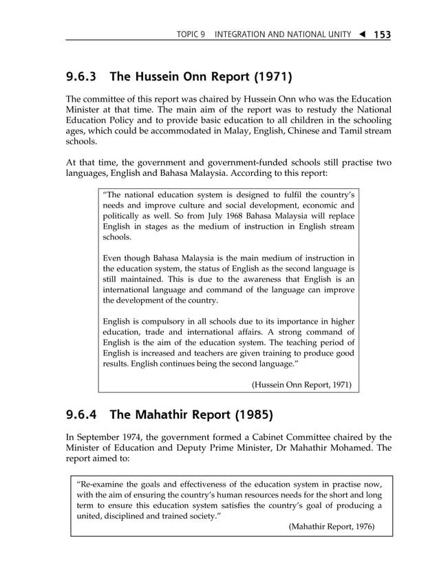 Topic 9 integration and national unity