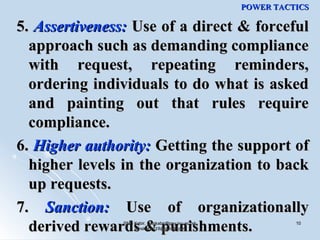 Power and Politics in Organization | PPT