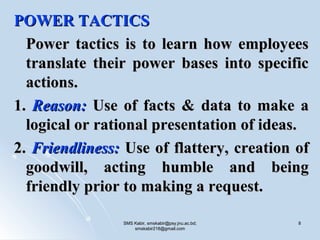 Power and Politics in Organization | PPT