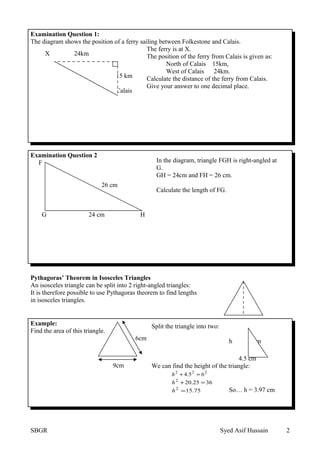 Topic 9 pythagoras | DOC