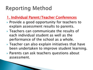 Topic 9 Reporting of Assessment Data | PPTX | Educational Assessment ...