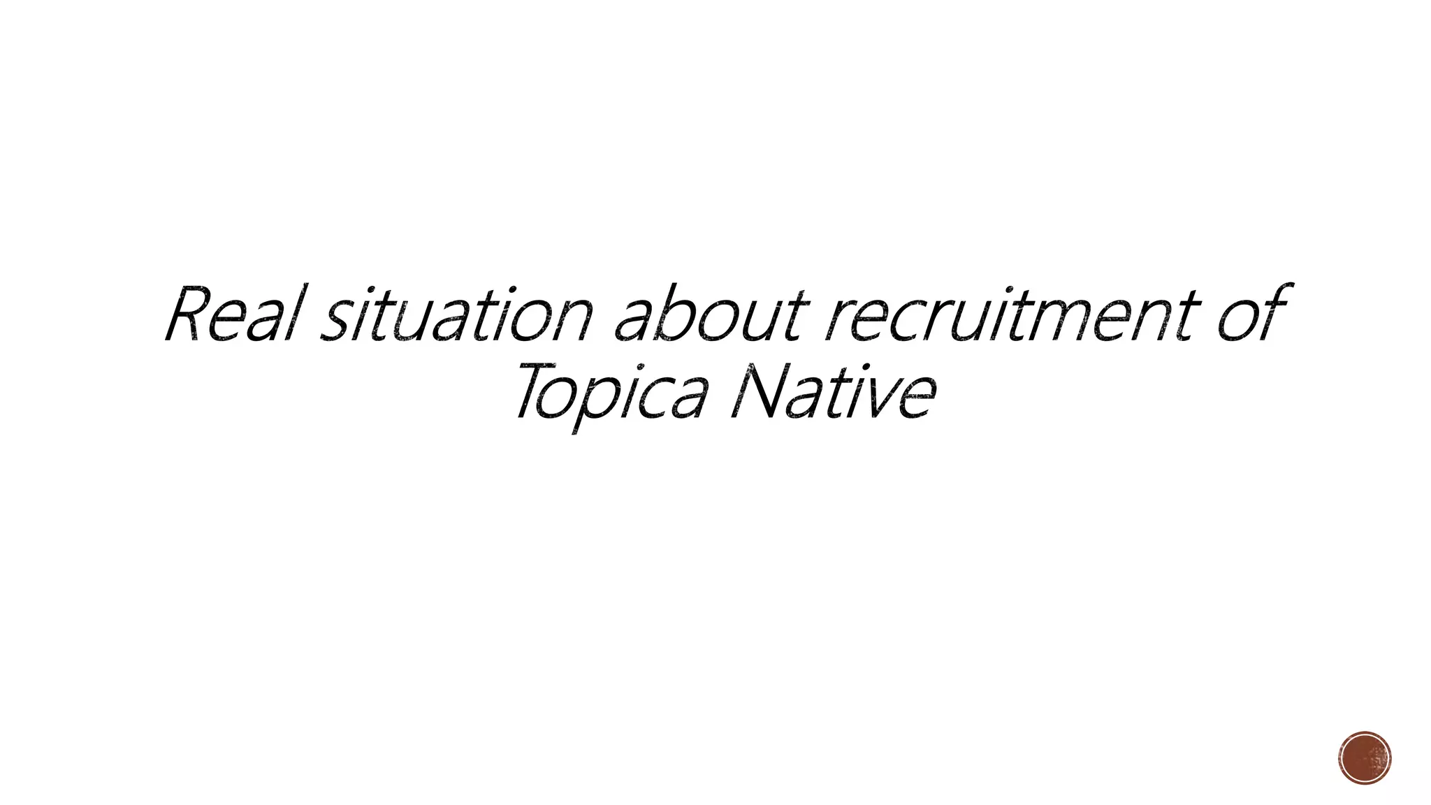 HRM Analysis & Recommendations for TOPICA Native | PPT