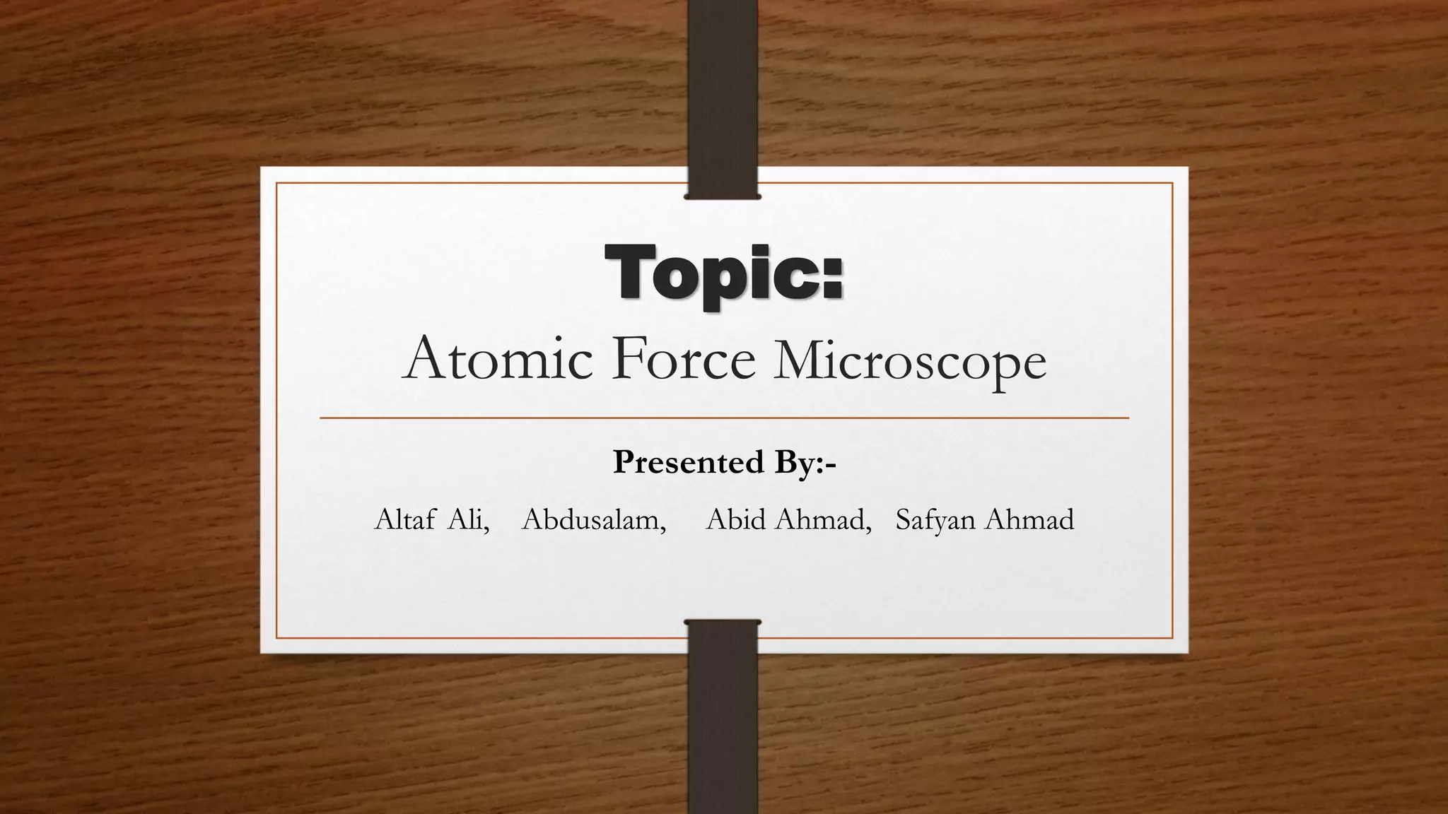 Topic(AFM).pptx