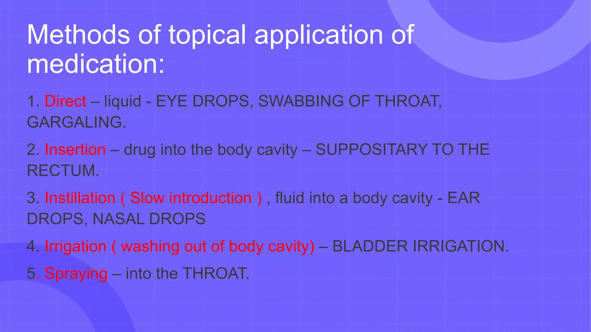 Topical administration | PPTX