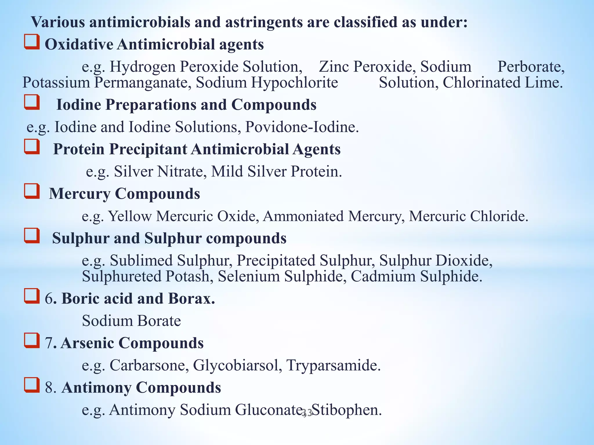 Topical agents | PPTX