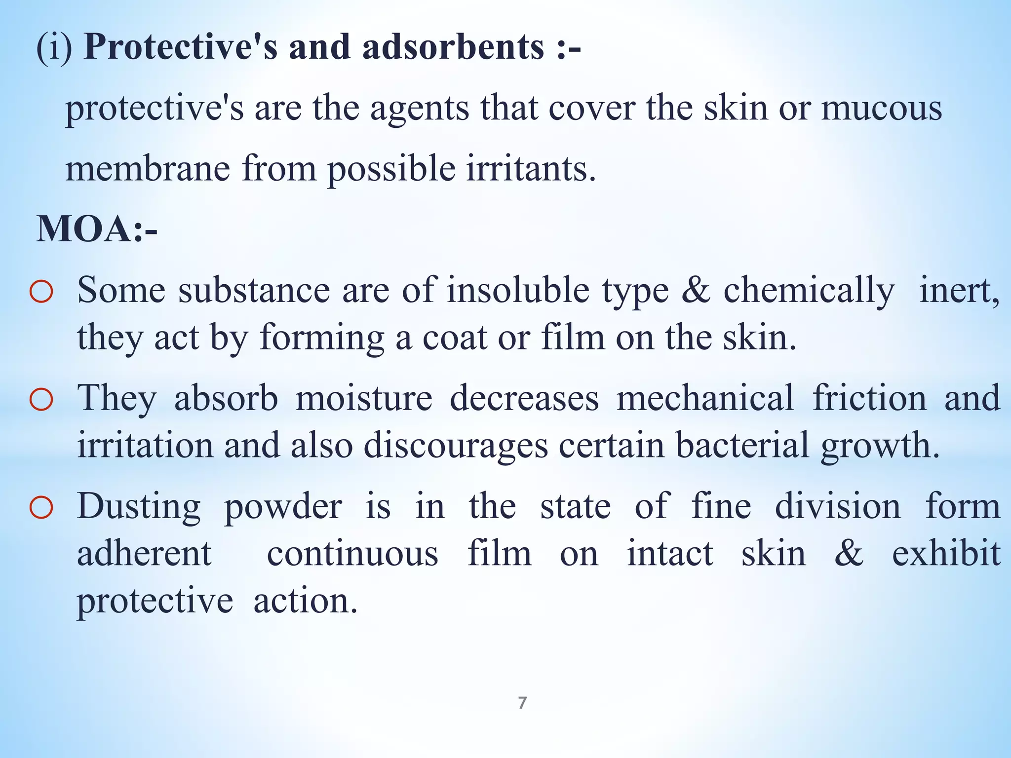 Topical agents | PPTX