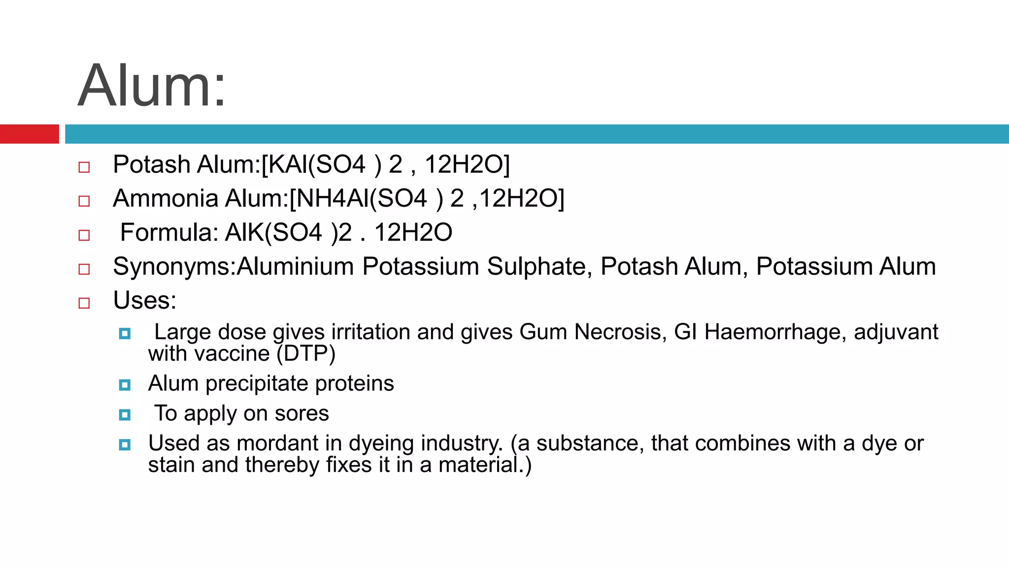 Topical agents: Inorganic Pharmaceutical Chemistry | PPTX