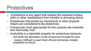 Topical agents: Inorganic Pharmaceutical Chemistry | PPTX