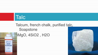 Topical agents: Inorganic Pharmaceutical Chemistry | PPTX