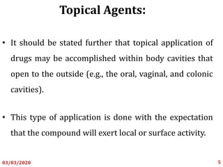 Topical agents | PDF