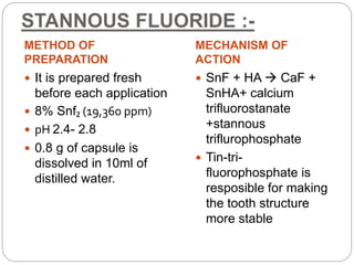 Topical and systemic fluorides | PPTX