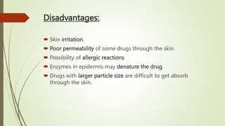 Topical and Transdermal drug delivery system..pptx