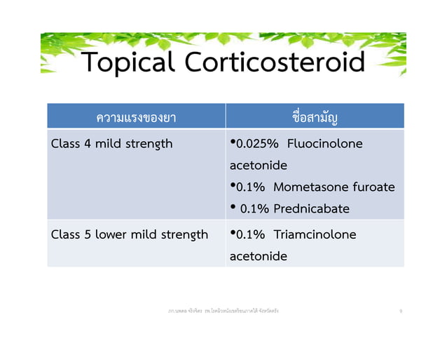 Topical corticosteroids | PDF