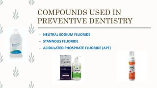Topical Fluoride | PPTX