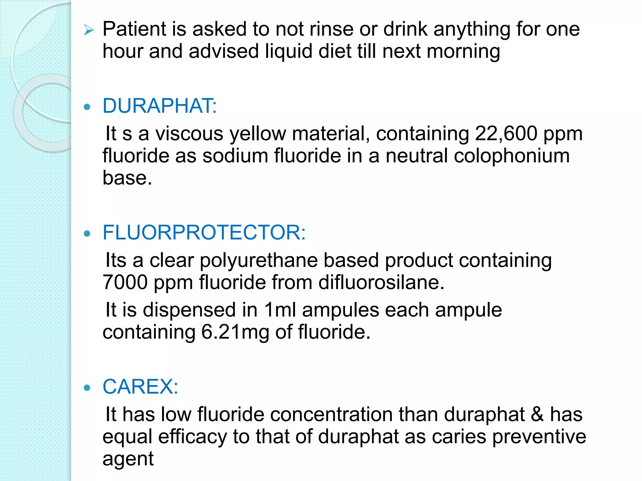 Topical fluorides in dentistry | PPTX