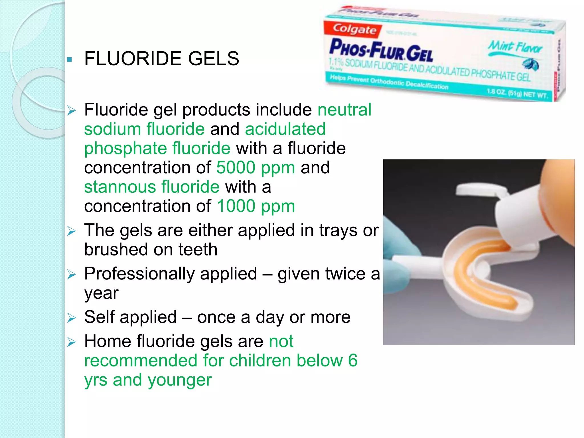 Topical fluorides in dentistry | PPTX