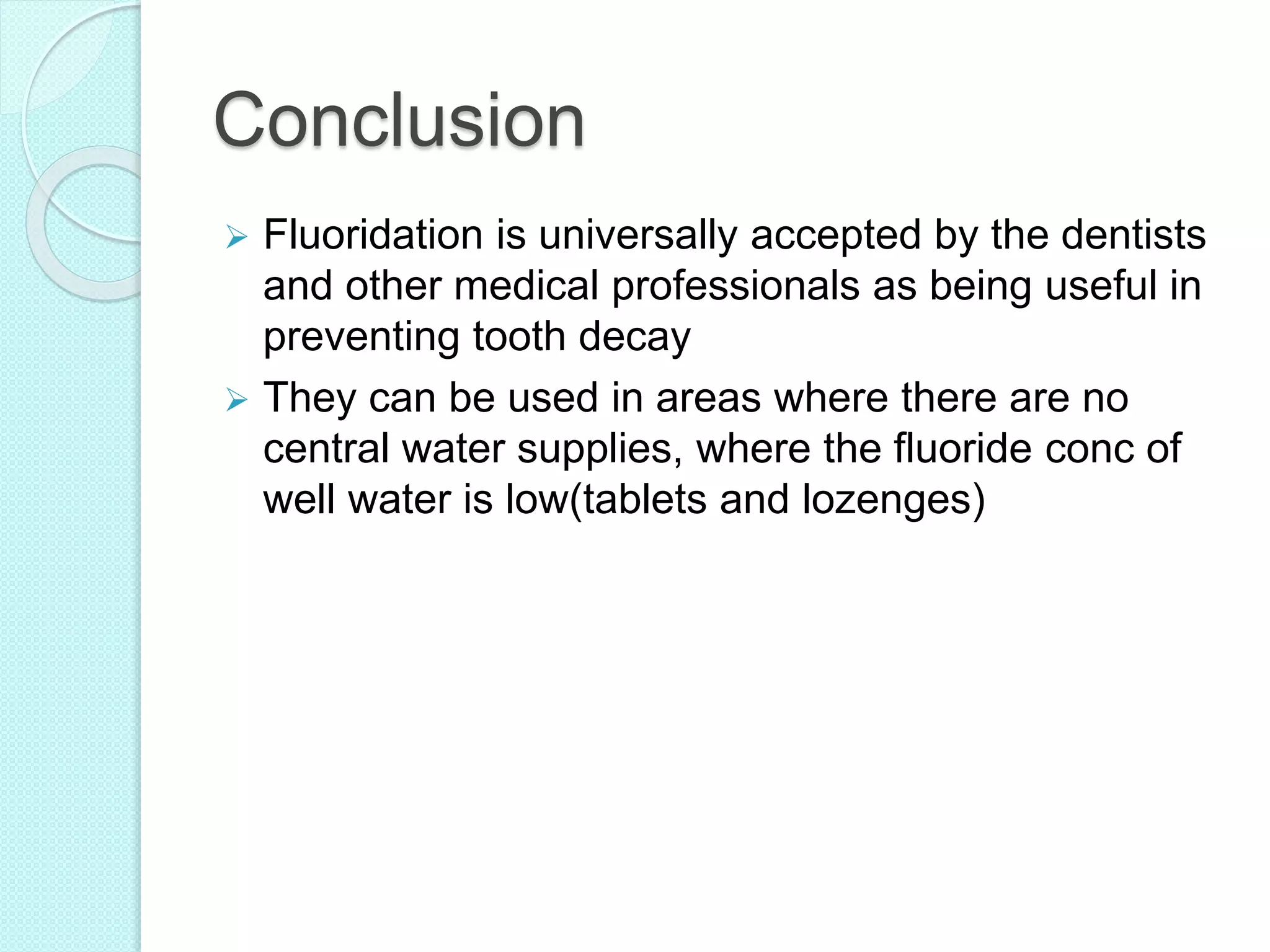 Topical fluorides in dentistry | PPTX