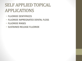 Topicalfluoridesppt | PPT