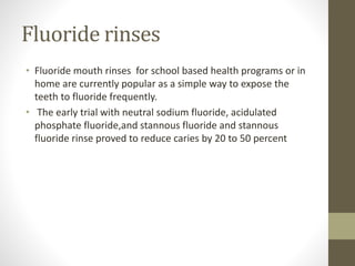 Topicalfluoridesppt | PPT