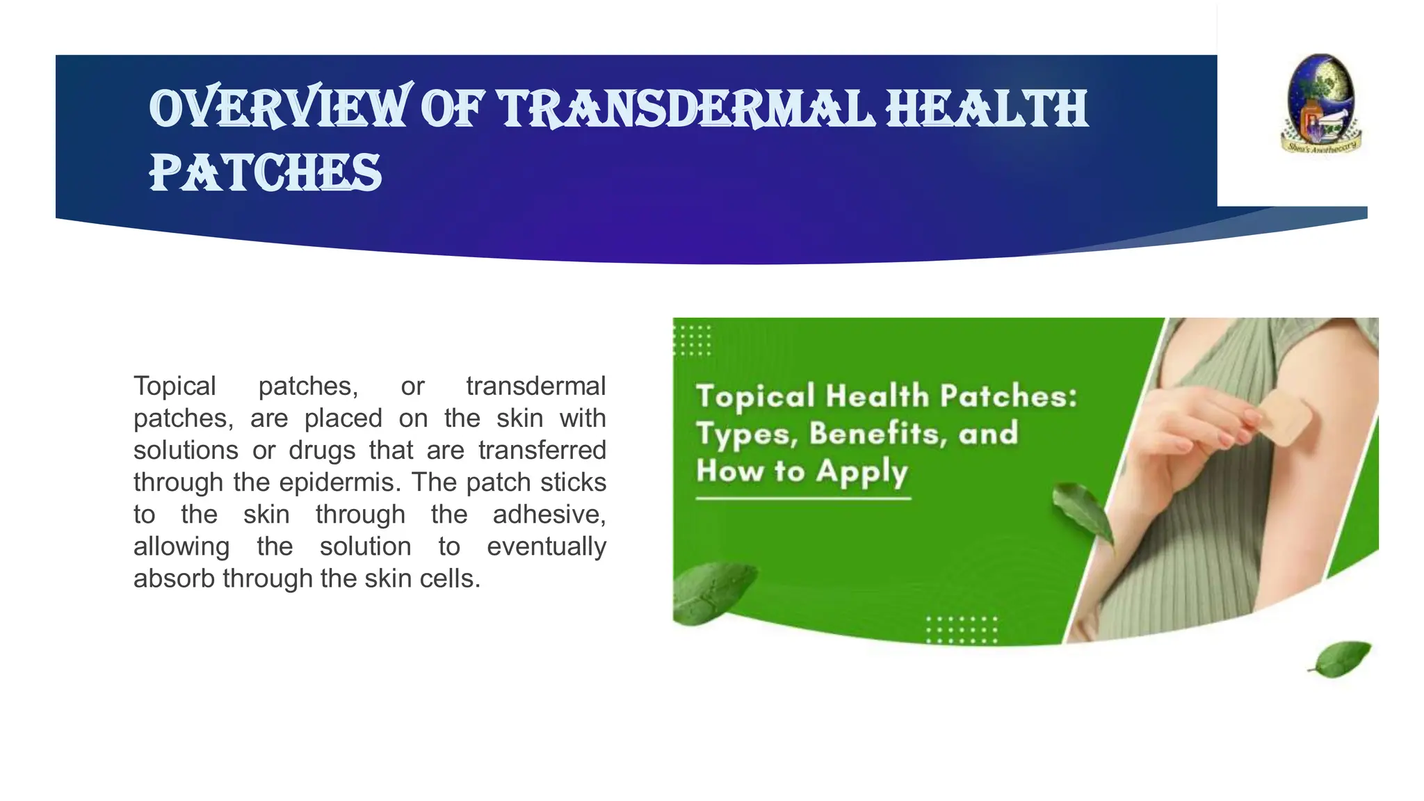 Topical Health Patches: Types, Benefits, and How to Apply | PPT