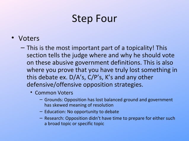 Topicality presentation | PPT