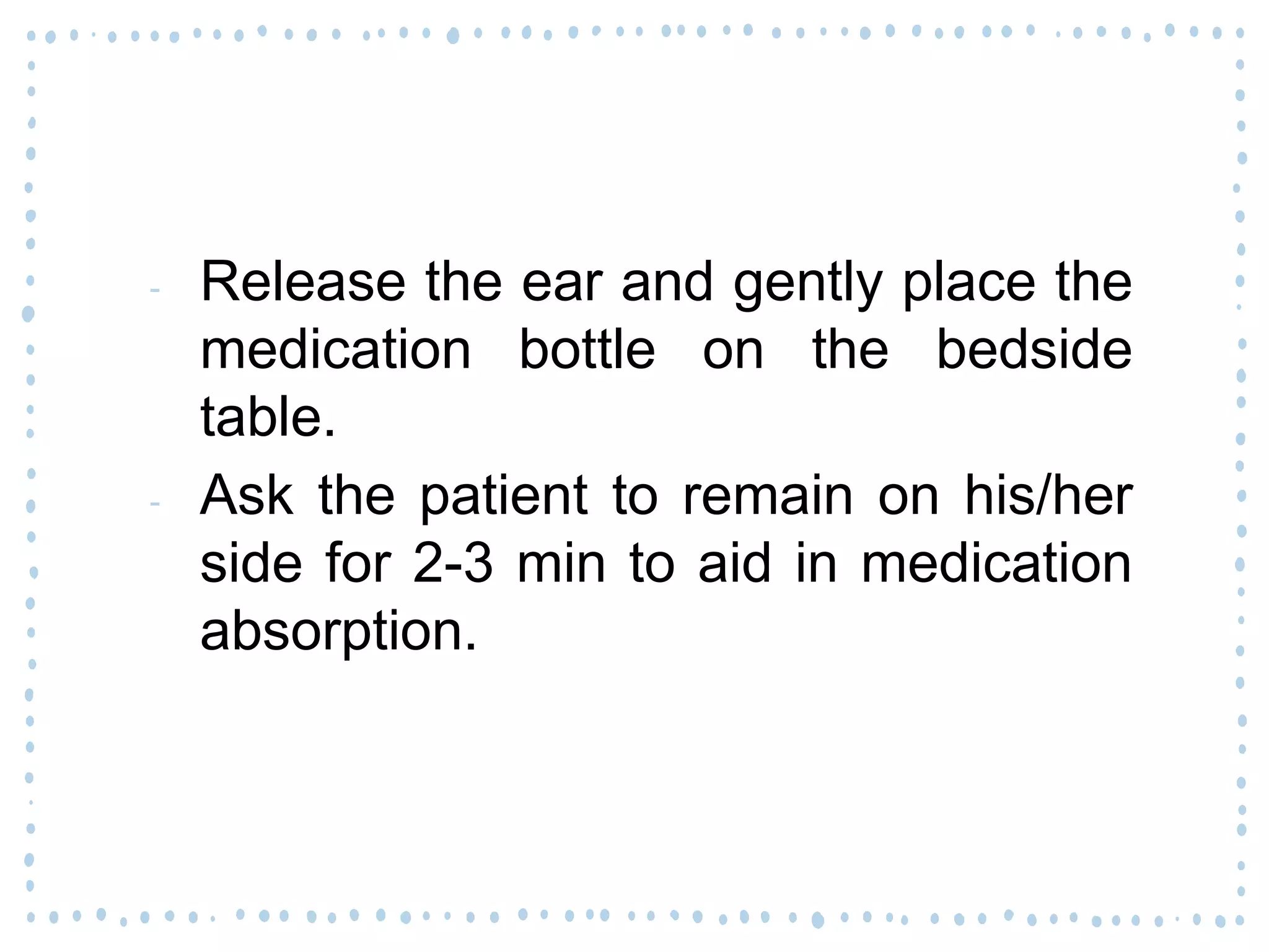 Topical medications administration | PPTX