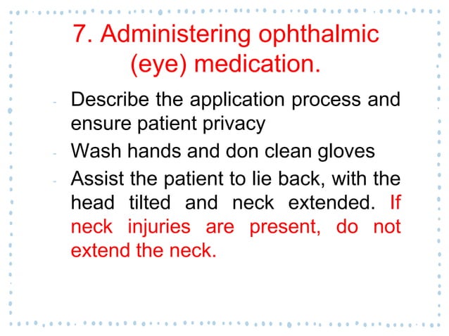 Topical medications administration | PPTX | First Aid | Injuries