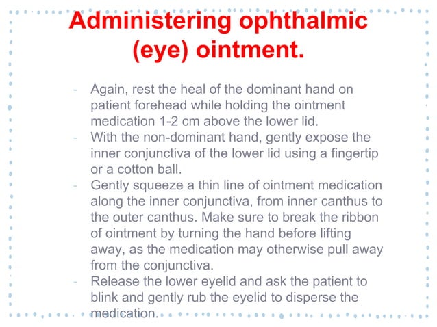 Topical medications administration | PPTX | First Aid | Injuries