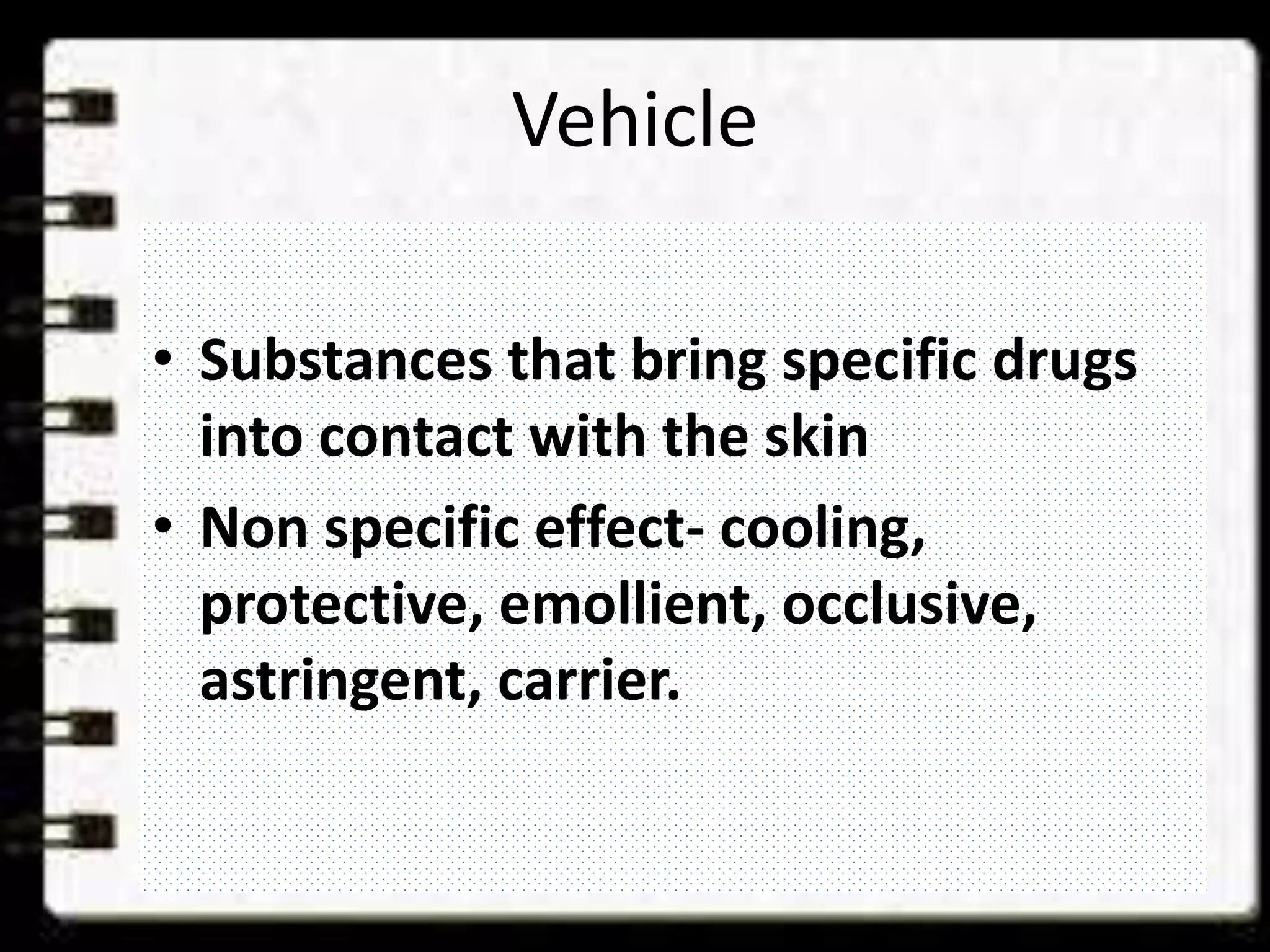 topical therapy in dermatology | PPTX