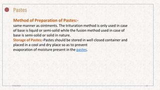 Topical Preparation- Cream Ointments, paste etc.pptx