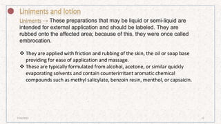 Topical Preparation- Cream Ointments, paste etc.pptx