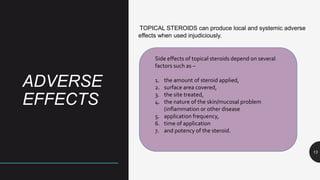 Topical steroids | PPTX