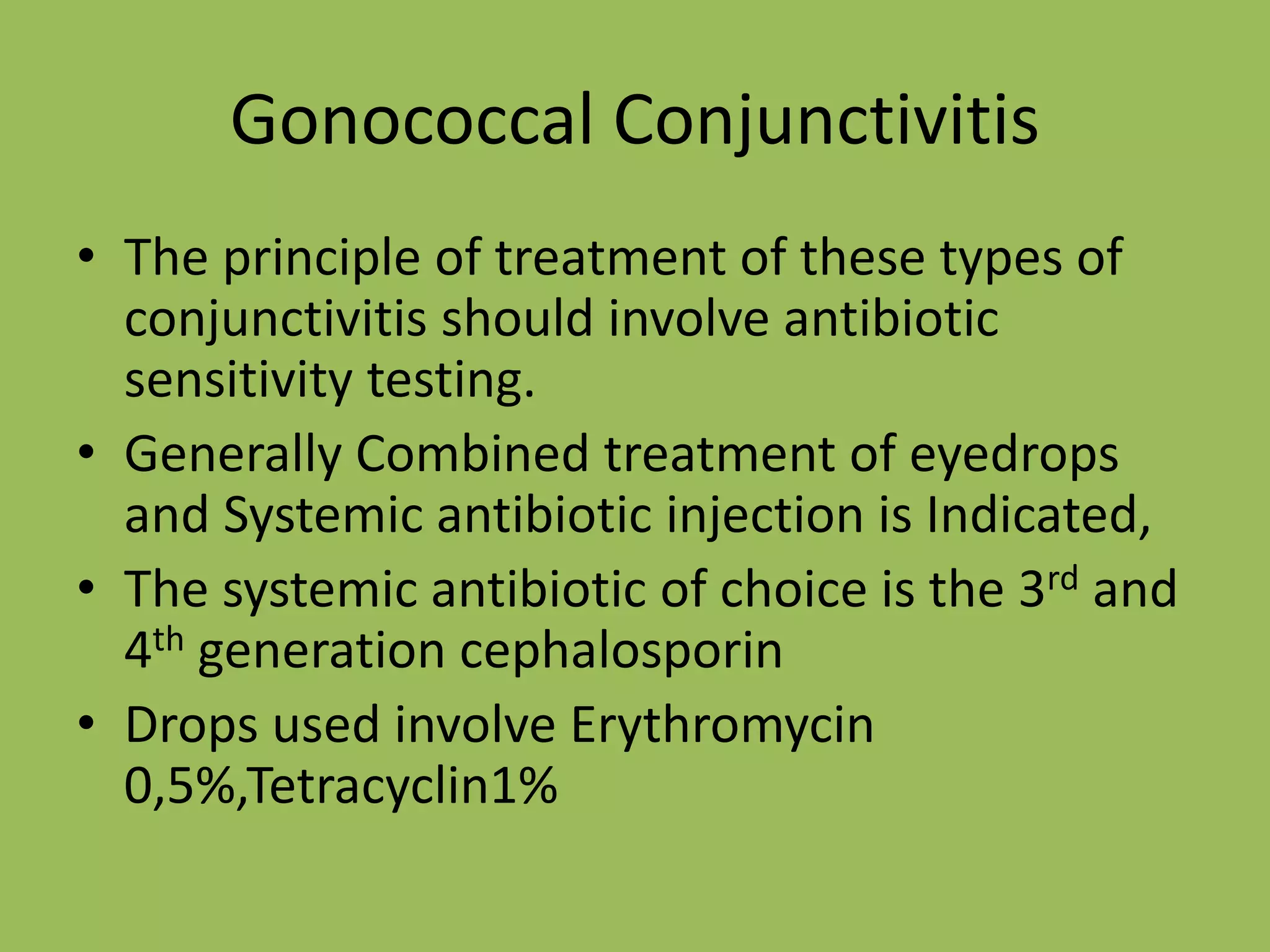 Topical treatment of external ocular inflammation | PPTX