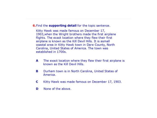 Topic and supporting sentences | PPTX