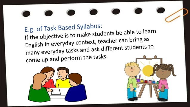 Topic and task based syllabus | PPT