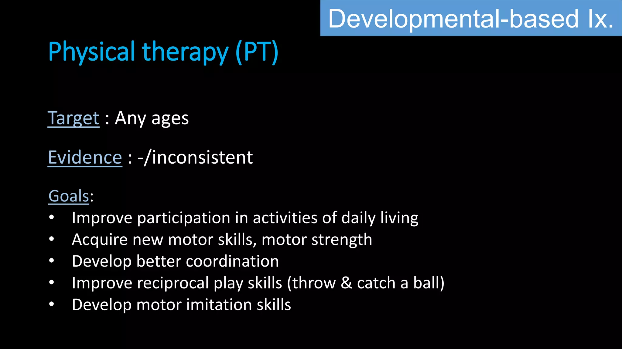 ASD and Nonmedical Interventions | PPT