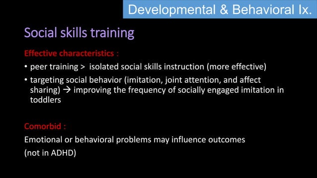 ASD and Nonmedical Interventions | PPT