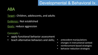 ASD and Nonmedical Interventions | PPTX