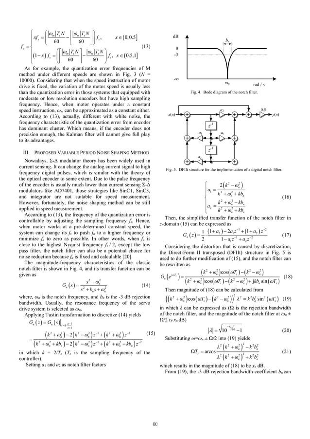 A Novel Frequency Characteristic Model and Noise Shaping Method for Encoder-Based Speed ...