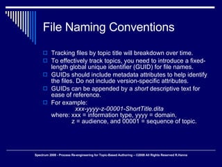 Process Re-engineering for Topic Based Authoring | PPS
