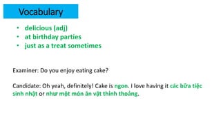 Topic Cakes (New Version) for ielts speaking.pptx